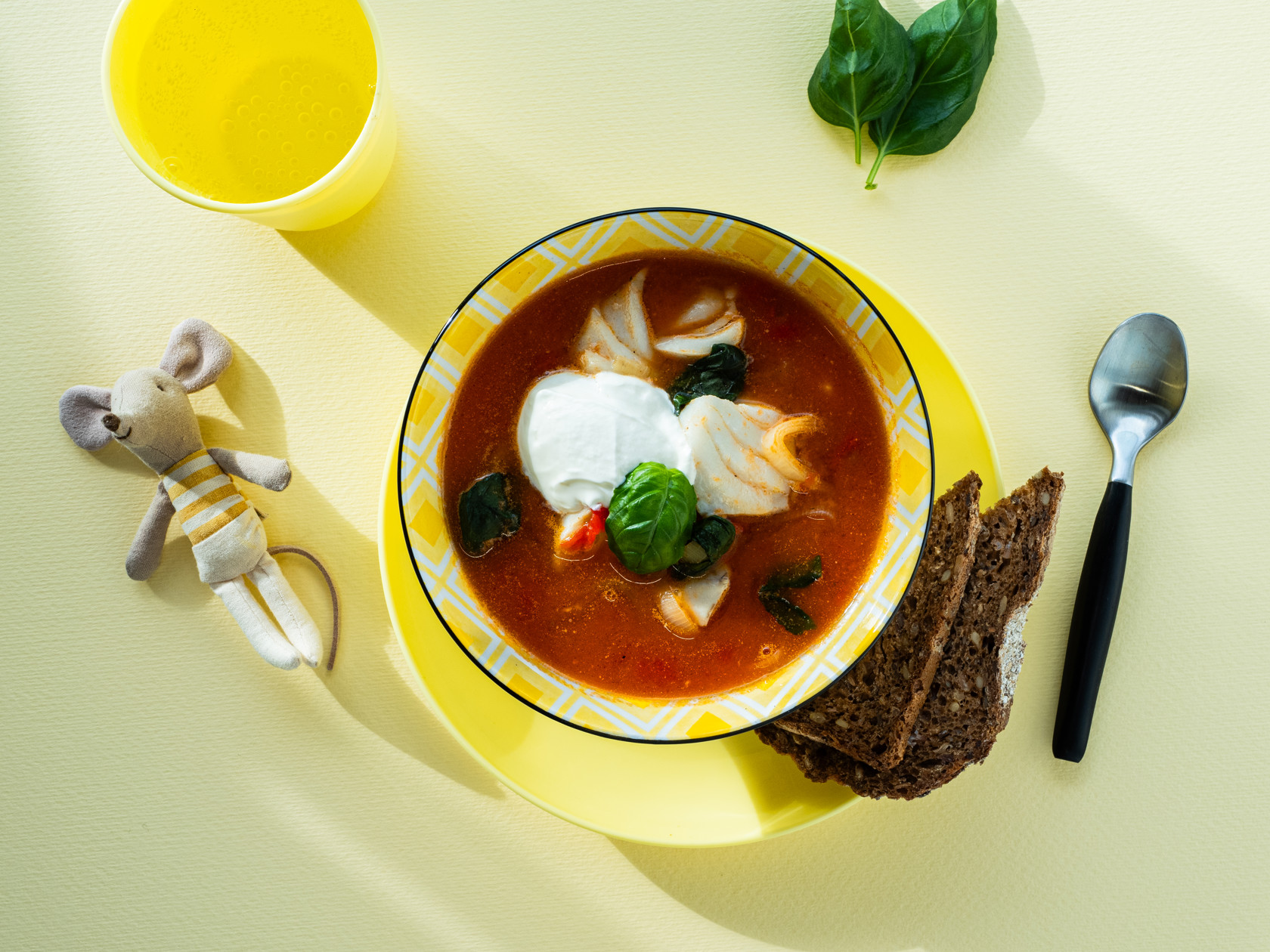 Rød fiskesuppe