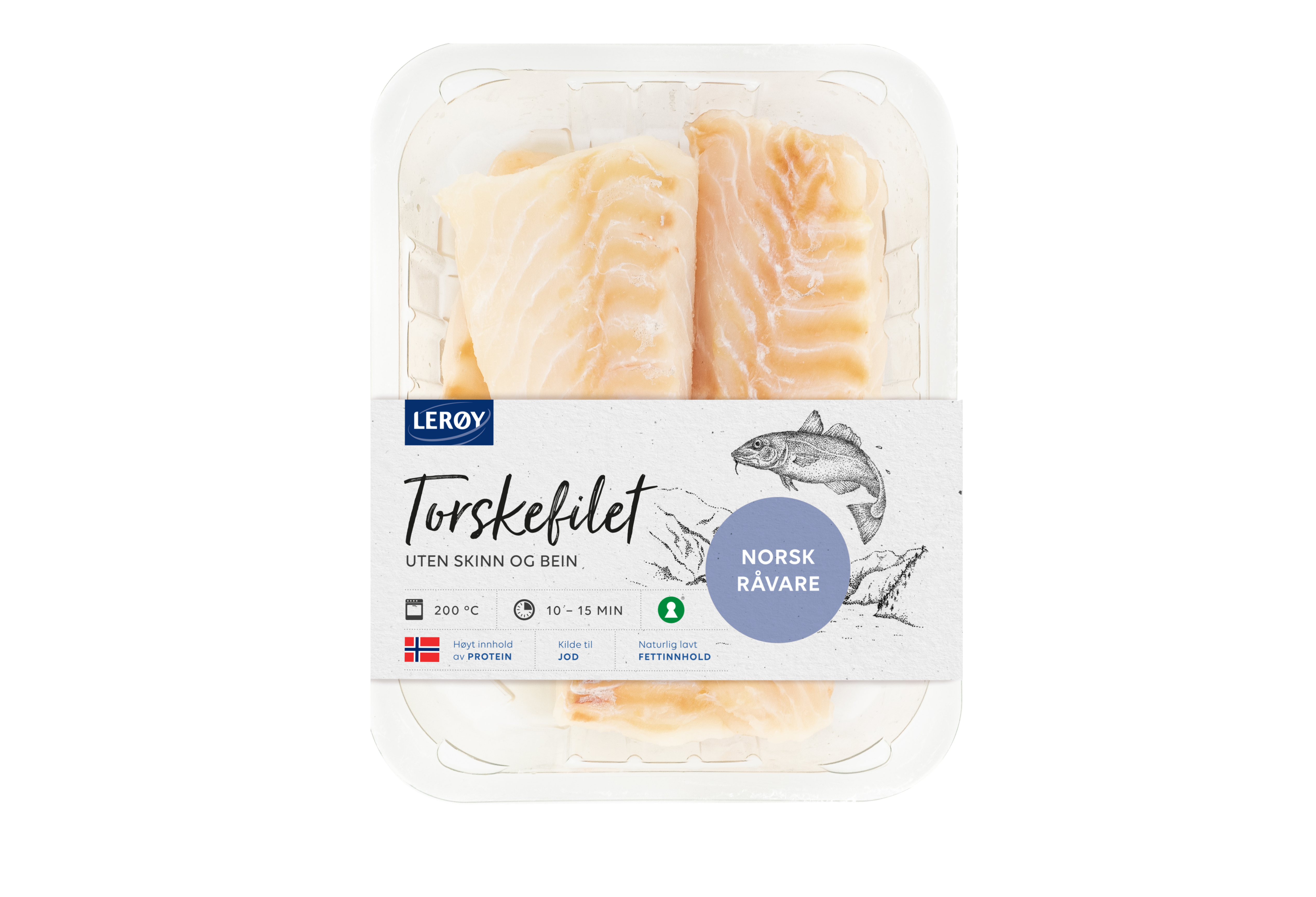 Lerøy torskefilet naturell